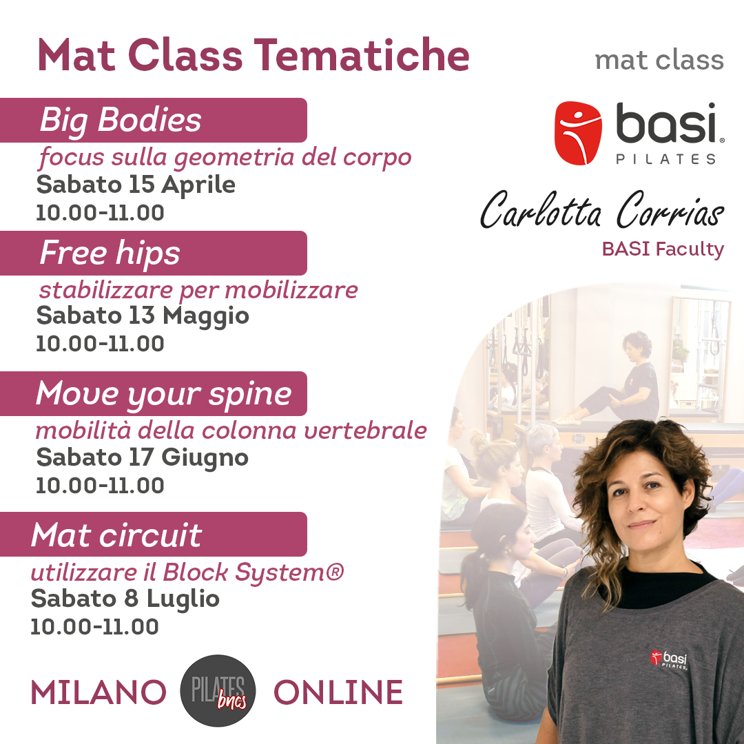MAT CLASS - Move your spine ( mobilità della colonna vertebrale con ...